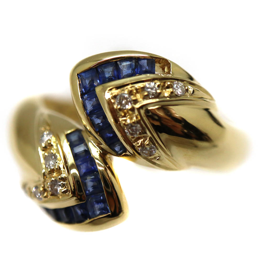 質屋かんてい局オンラインショップ / K18 18金 S0.58/D0.10ct リング 指輪 ジュエリー 【中古】