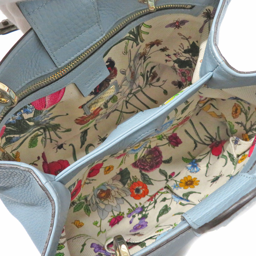 質屋かんてい局オンラインショップ / GUCCI 【グッチ】 336032 2WAYバンブーバッグ ハンドバッグ ショルダーバッグ ブルー系 フラワー 花柄 竹 レディース 鞄 【中古 ...