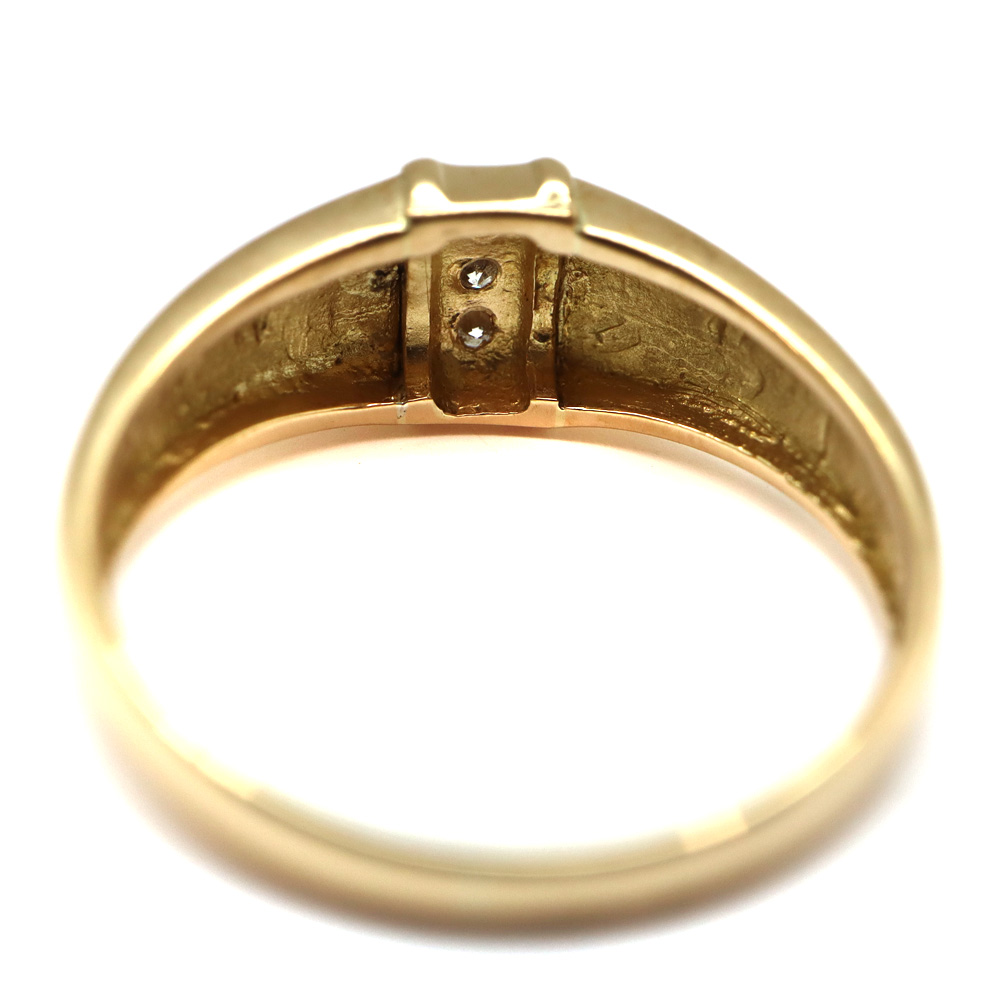 質屋かんてい局オンラインショップ / 18金 K18 D0.04ctリング ゴールド ダイヤモンド 指輪 【中古】