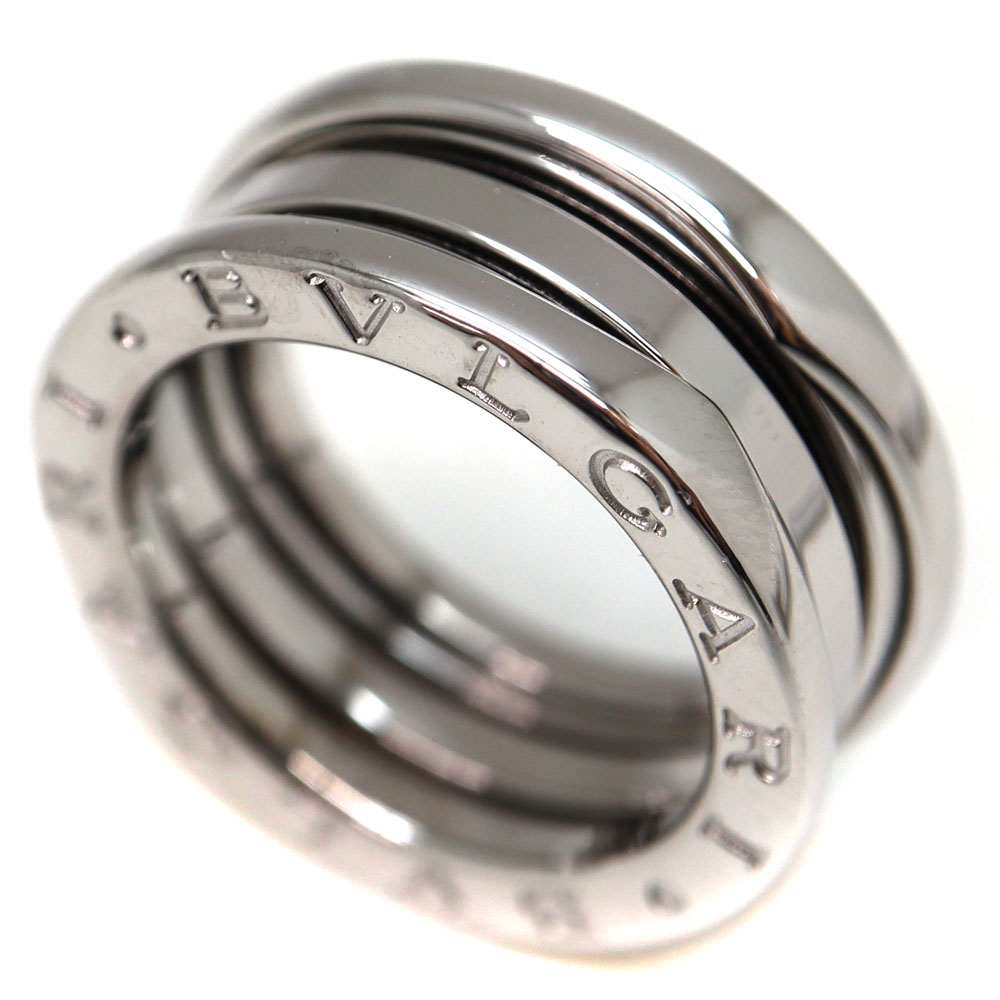 質屋かんてい局オンラインショップ / BVLGARI【ブルガリ】 B-ZERO1 3バンドリング 約8.5号 8.8g サイズ表記:49 K18WG ホワイトゴールド 750表記 指輪 ...