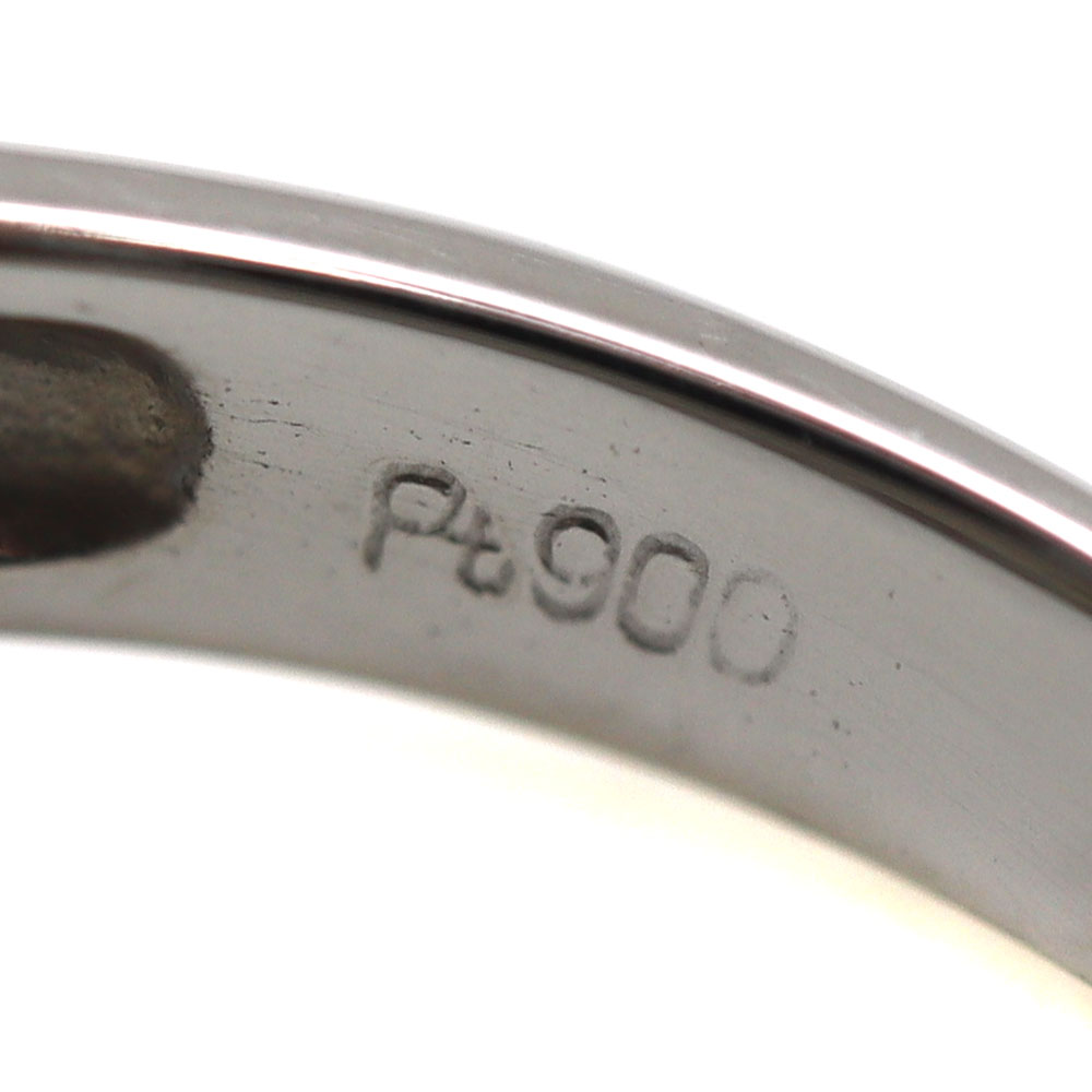 質屋かんてい局オンラインショップ / プラチナ900 Pt900 S0.81/D0.19ct サファイア/ダイヤモンドリング 指輪 【中古】