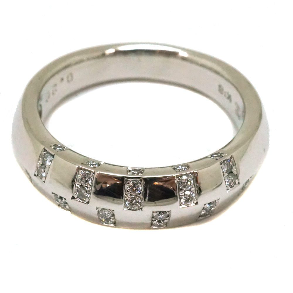 質屋かんてい局オンラインショップ / K18WG【18金ホワイトゴールド】ファッションリング ダイヤモンド 0.20ct 約6.0g 12号 レディース 指輪 新品仕上げ済【中古】USED-9 ...
