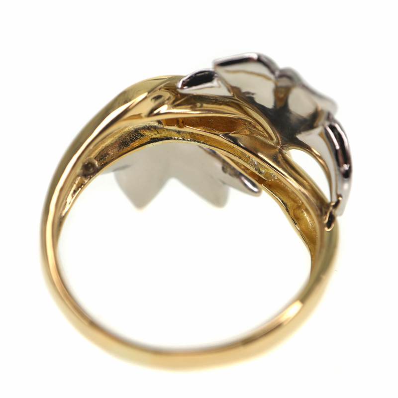 質屋かんてい局オンラインショップ / K18/Pt900 18金 プラチナ D0.03ct 指輪 リング ジュエリー【中古】