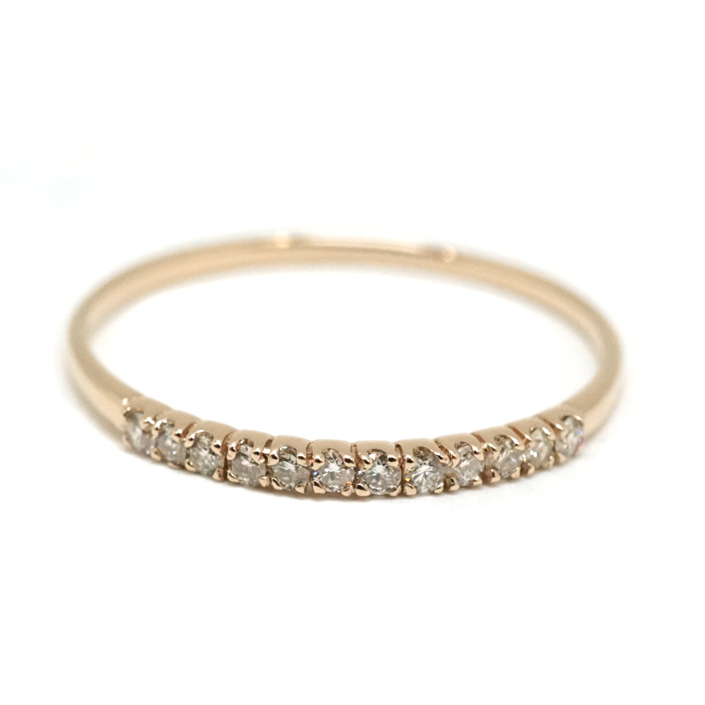 質屋かんてい局オンラインショップ / K18PG【18金ピンクゴールド】ダイヤモンド0.10ct リング 約11号 ジュエリー レディース 指輪 アクセサリー 【中古】USED 未使用品 展示 ...