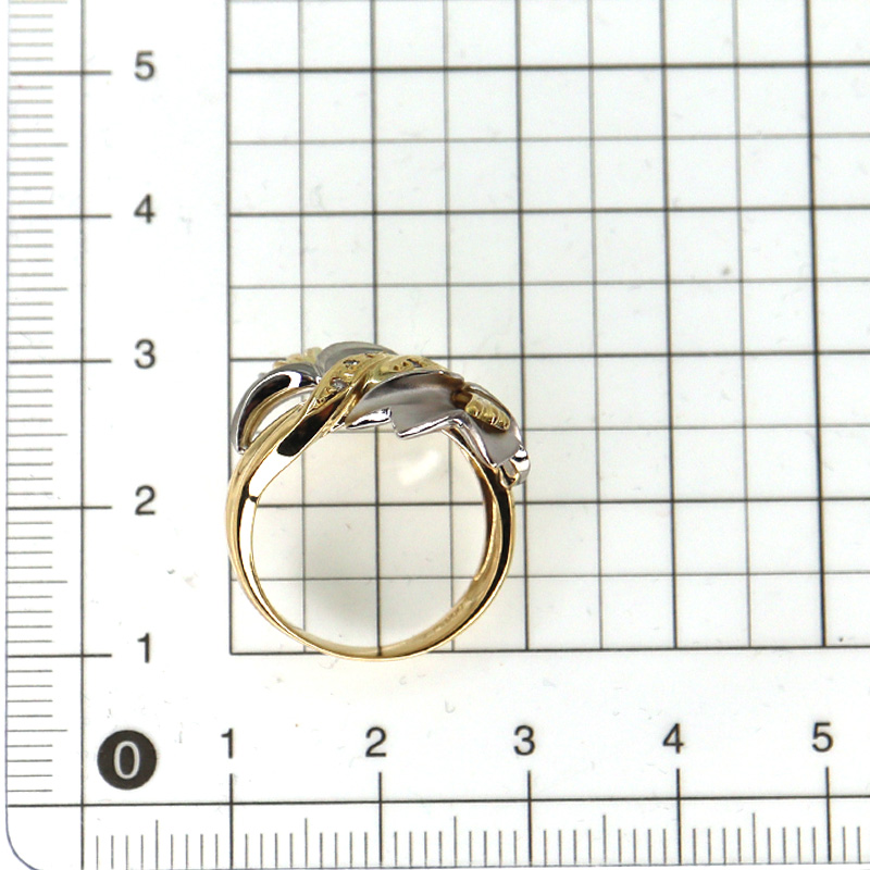 質屋かんてい局オンラインショップ / K18/Pt900 18金 プラチナ D0.03ct 指輪 リング ジュエリー【中古】