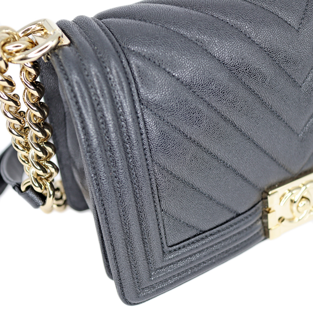 質屋かんてい局オンラインショップ / シャネル Chanel A67086 ボーイシャネル Vステッチ チェーンショルダーバッグ キャビア ...