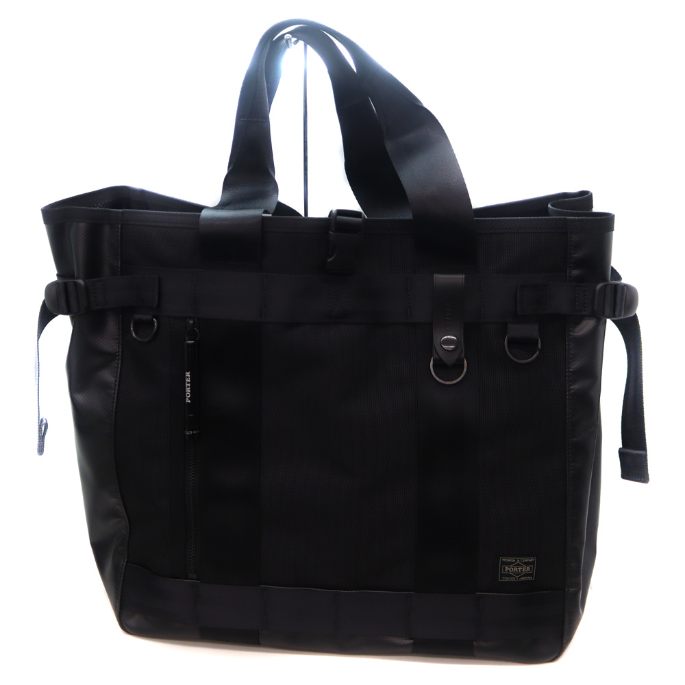 質屋かんてい局オンラインショップ / ポーター Porter ヒート トートバッグ 鞄 バリスターナイロン ブラック 【中古】
