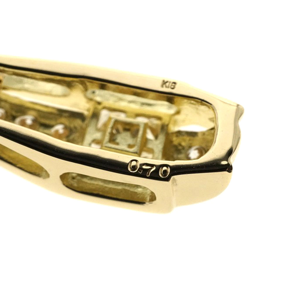 質屋かんてい局オンラインショップ / K18 ダイヤモンド付ネックレス 金 ゴールド D0.70ct ダイヤモンド 約5.1g 約45cm アジャスター付き ジュエリー アクセサリー ...