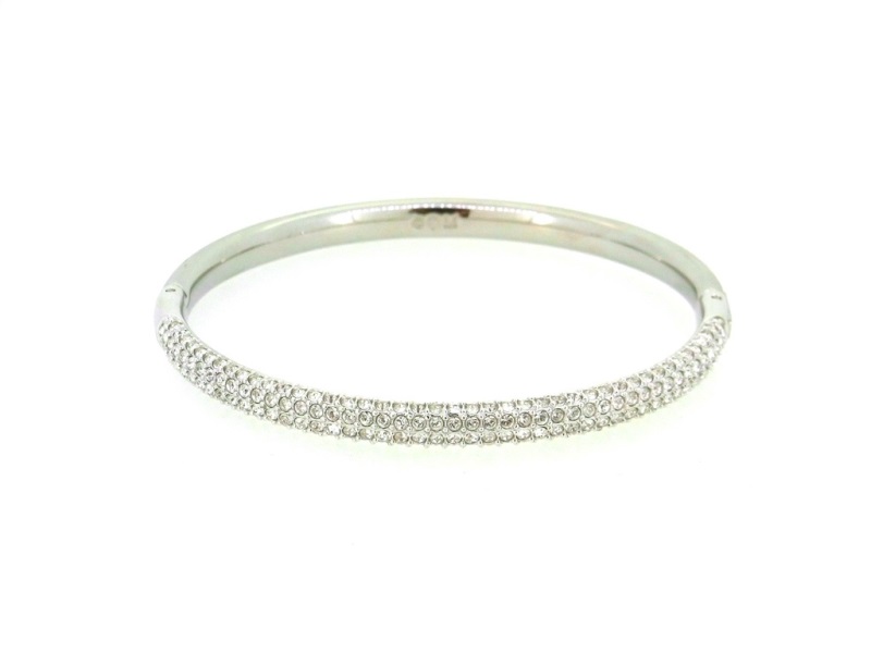 SWAROVSKI 【スワロフスキー】Stone Mini クリスタル パヴェ バングル 5032846 の買取価格について【大垣 ...